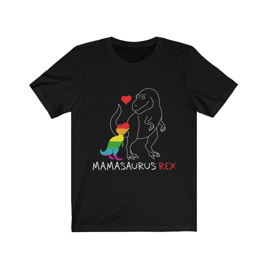 Momasaurus Rex LGBTQ Unisex Jersey Short Sleeve Tee - Etsy