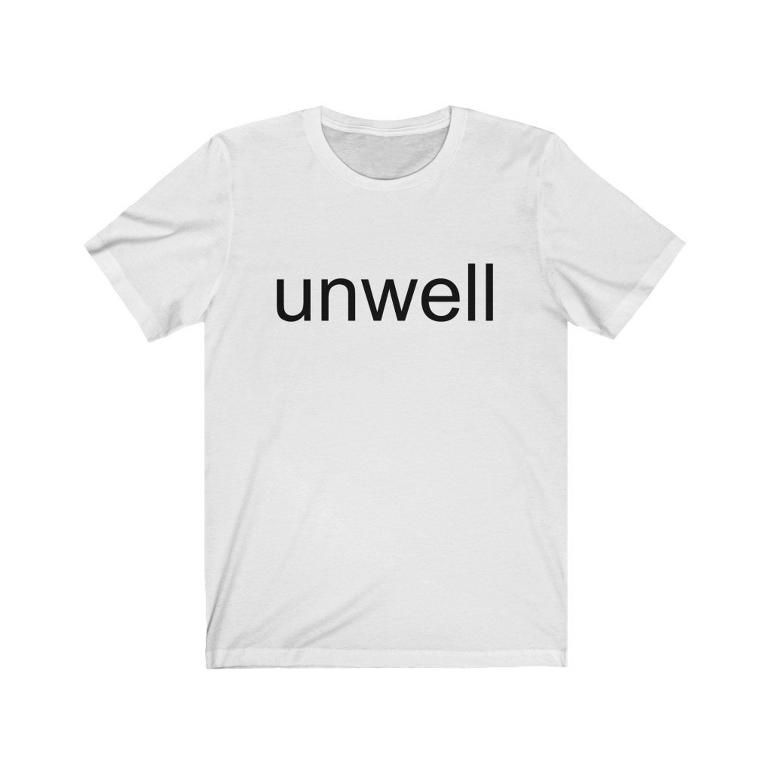 Unwell Unisex Jersey Short Sleeve Tee - Etsy