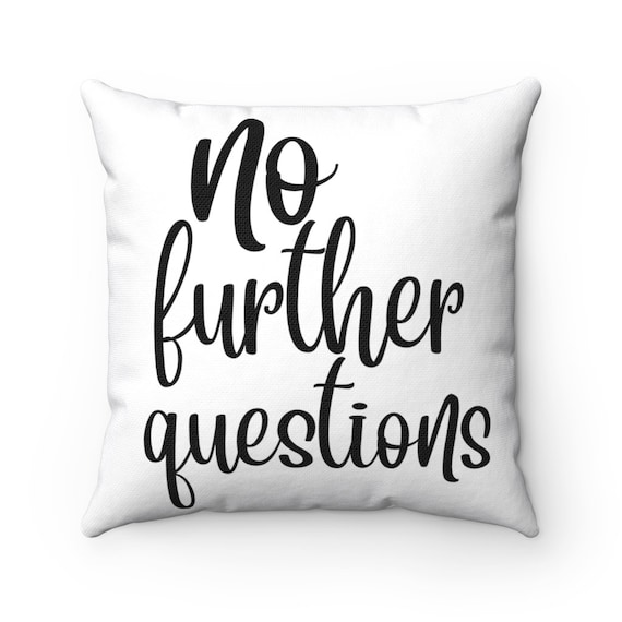 No Further Questions Court Reporter Lawyer Attorney Judge | Etsy