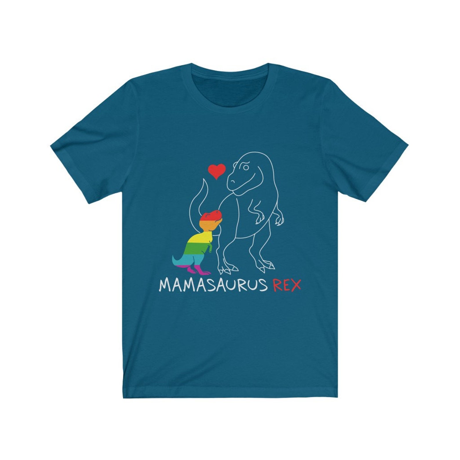 Momasaurus Rex LGBTQ Unisex Jersey Short Sleeve Tee - Etsy
