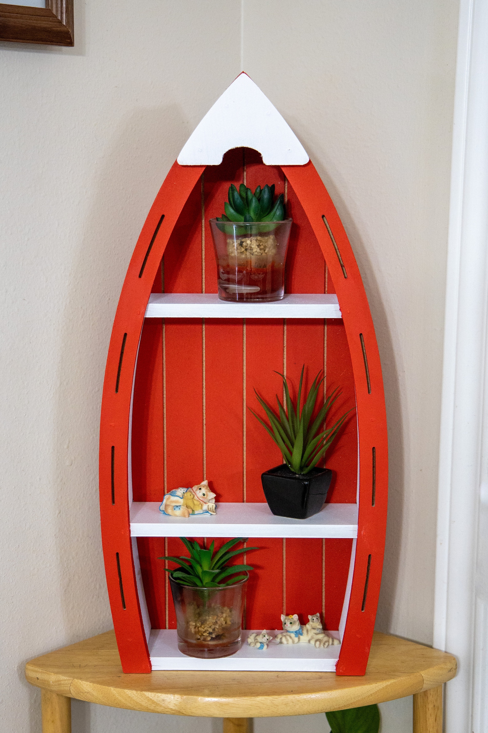 Nautical Wooden Boat Shelf Nautical Home Decor Room Decor - Etsy