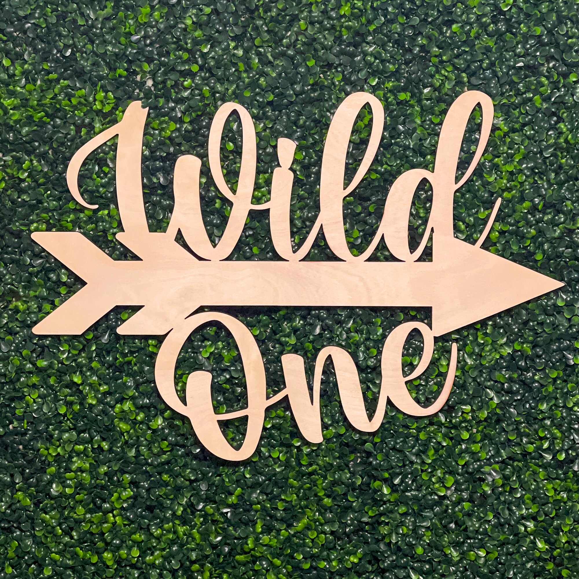 Wild One Sign Safari Party Decor Jungle Party Decor | Etsy