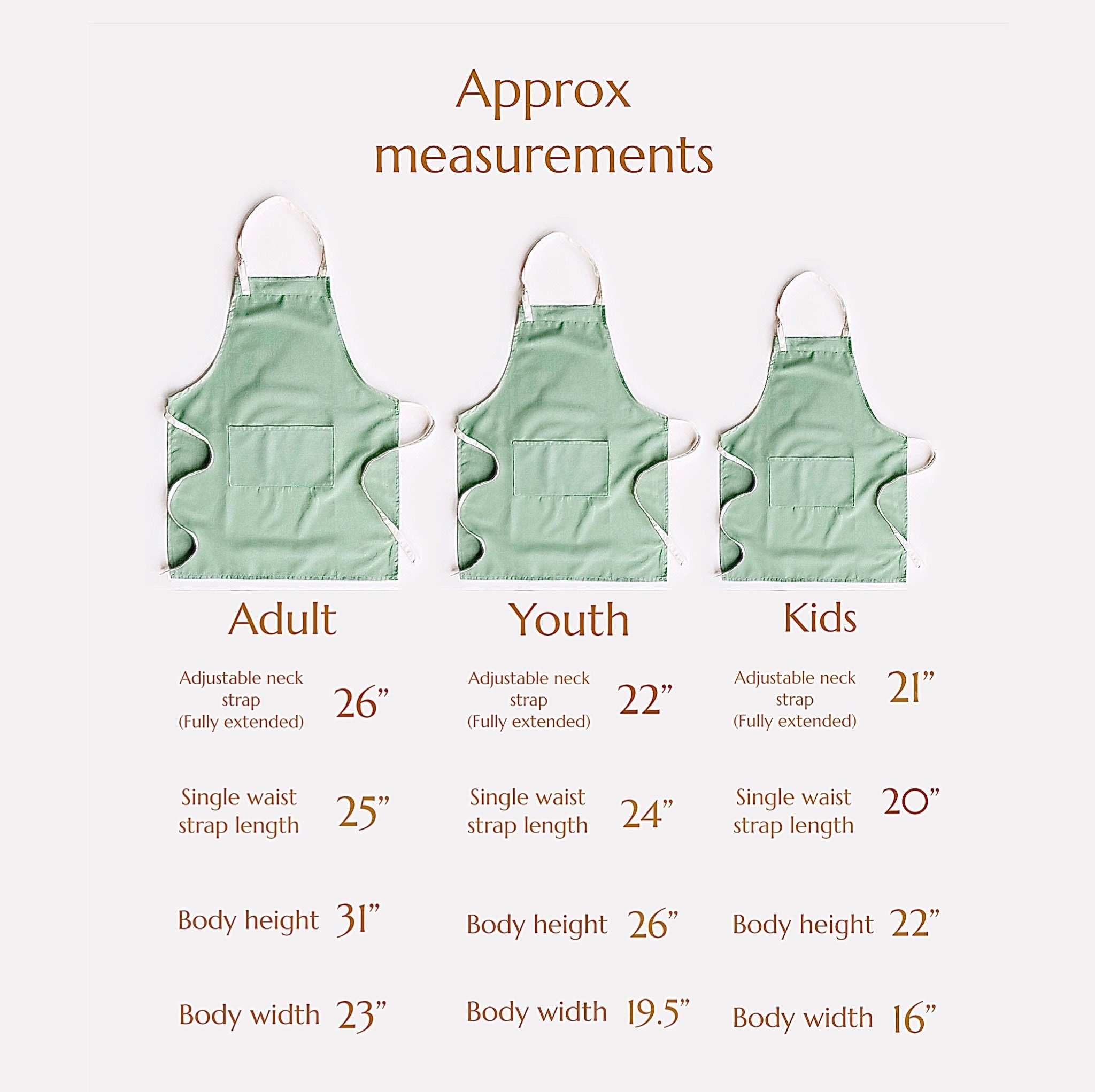 Handmade Cotton Apron Matching Family Aprons Kids Apron - Etsy