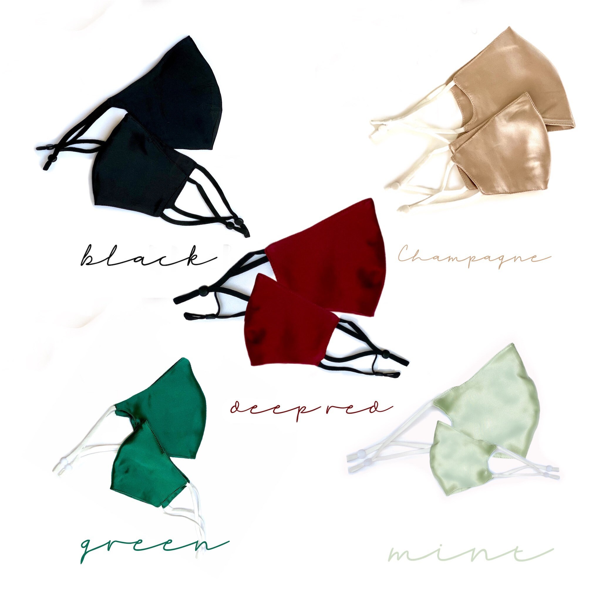 Silk Face MaskWedding Face MaskSoftWashableBridesmaid | Etsy