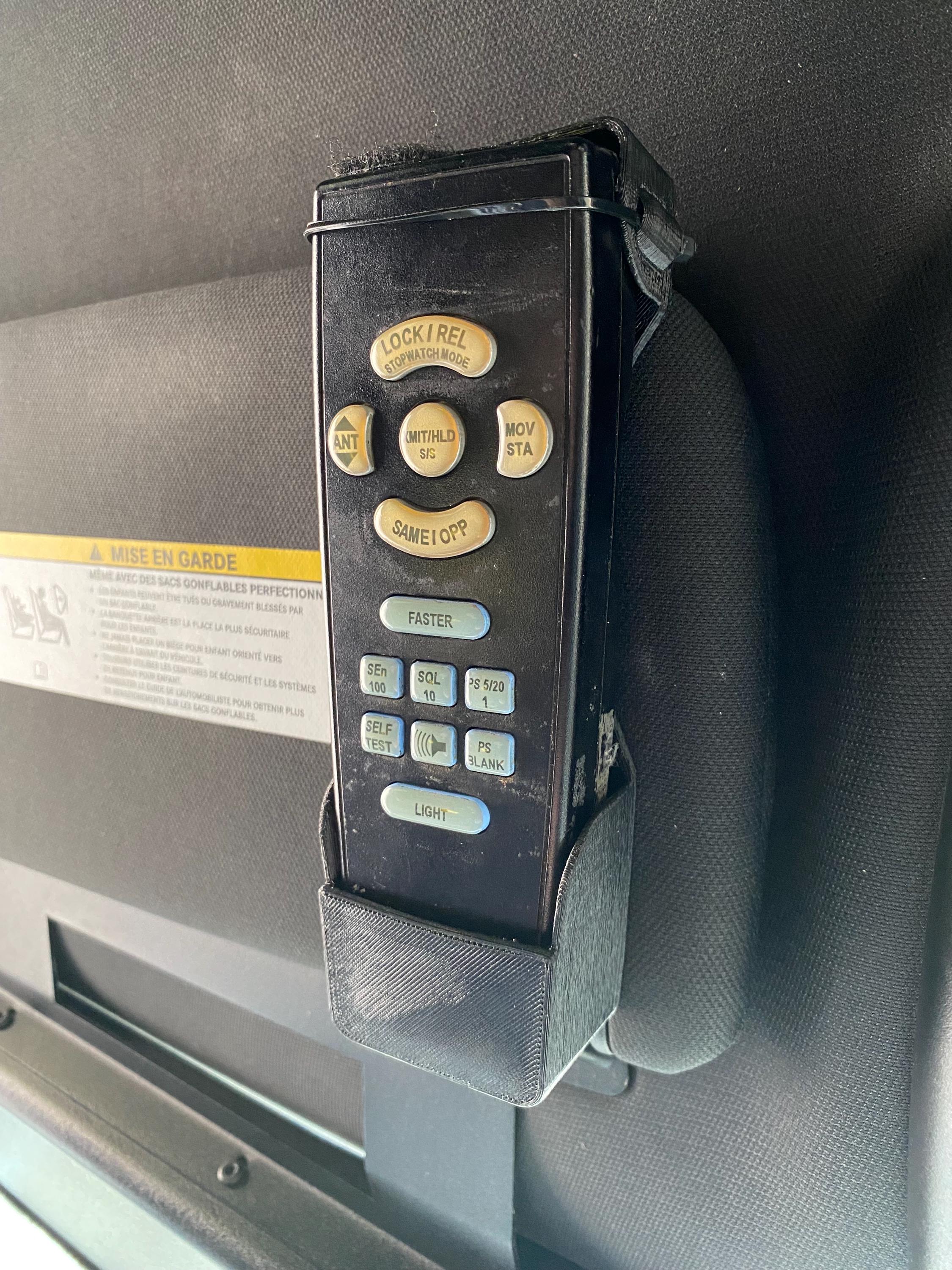 Stalker Dual Radar Remote Holder - Visor Mounted for Police Car - Etsy