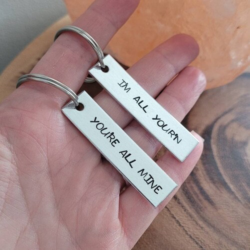 I'm All Your'n You're All Mine Keychains Hand - Etsy