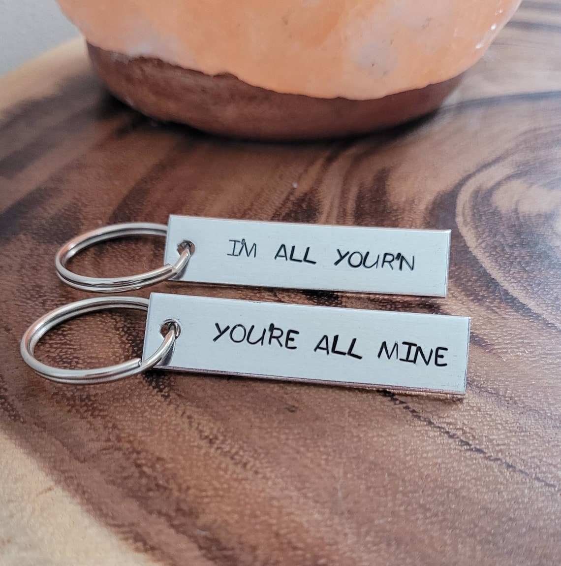 I'm All Your'n You're All Mine Keychains Hand - Etsy