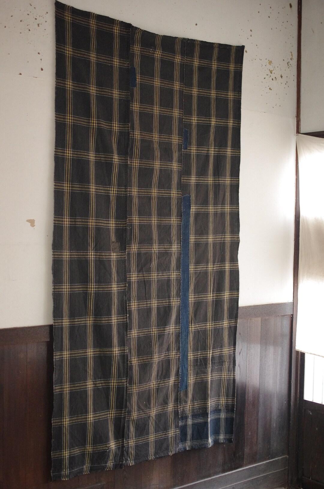 Boro, a Checkered Cotton Cloth From Around the Taisho Era. - Etsy