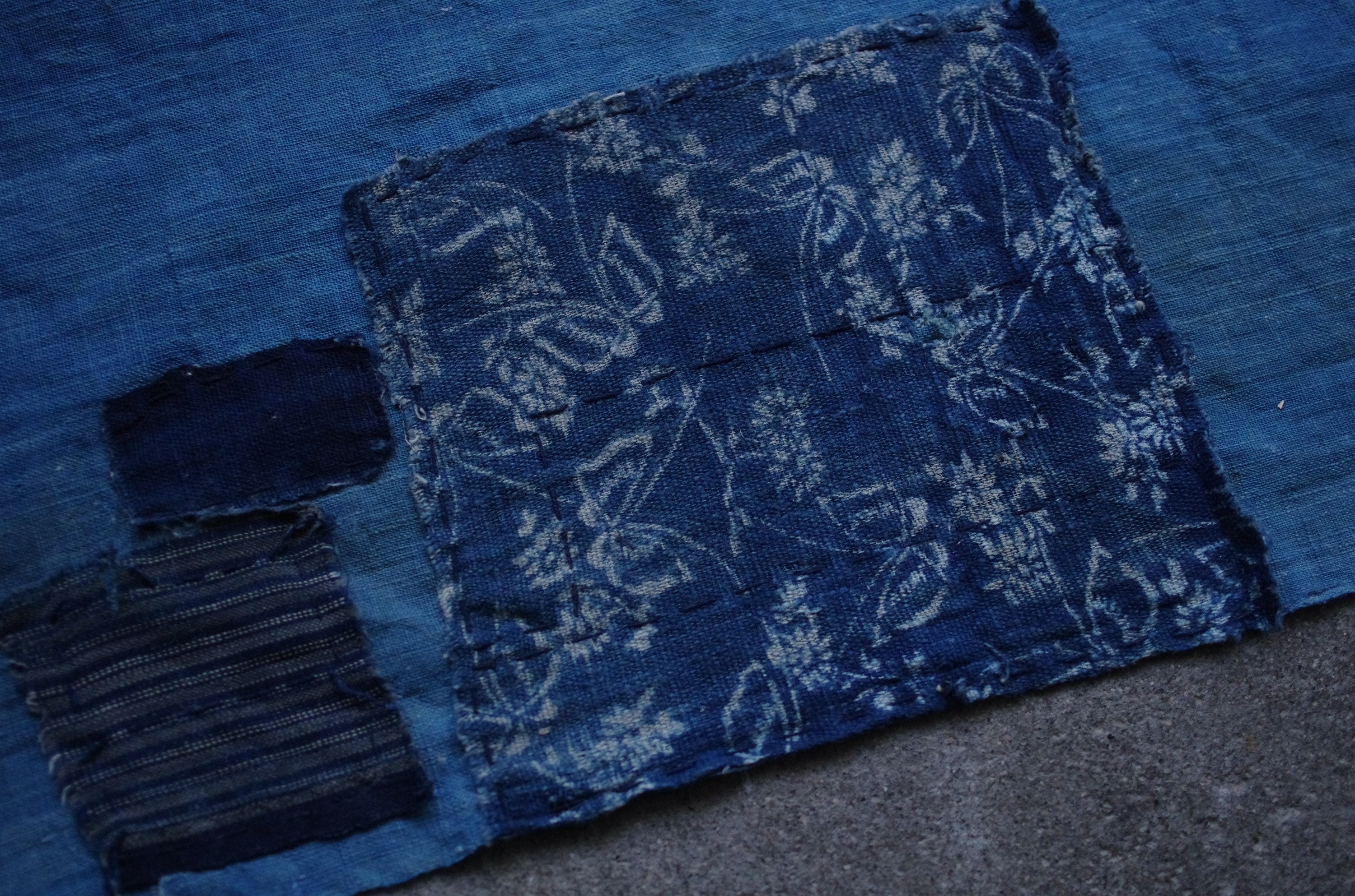 A Small Boro Made of Cotton From the Meiji to Taisho Eras. Comes With a ...