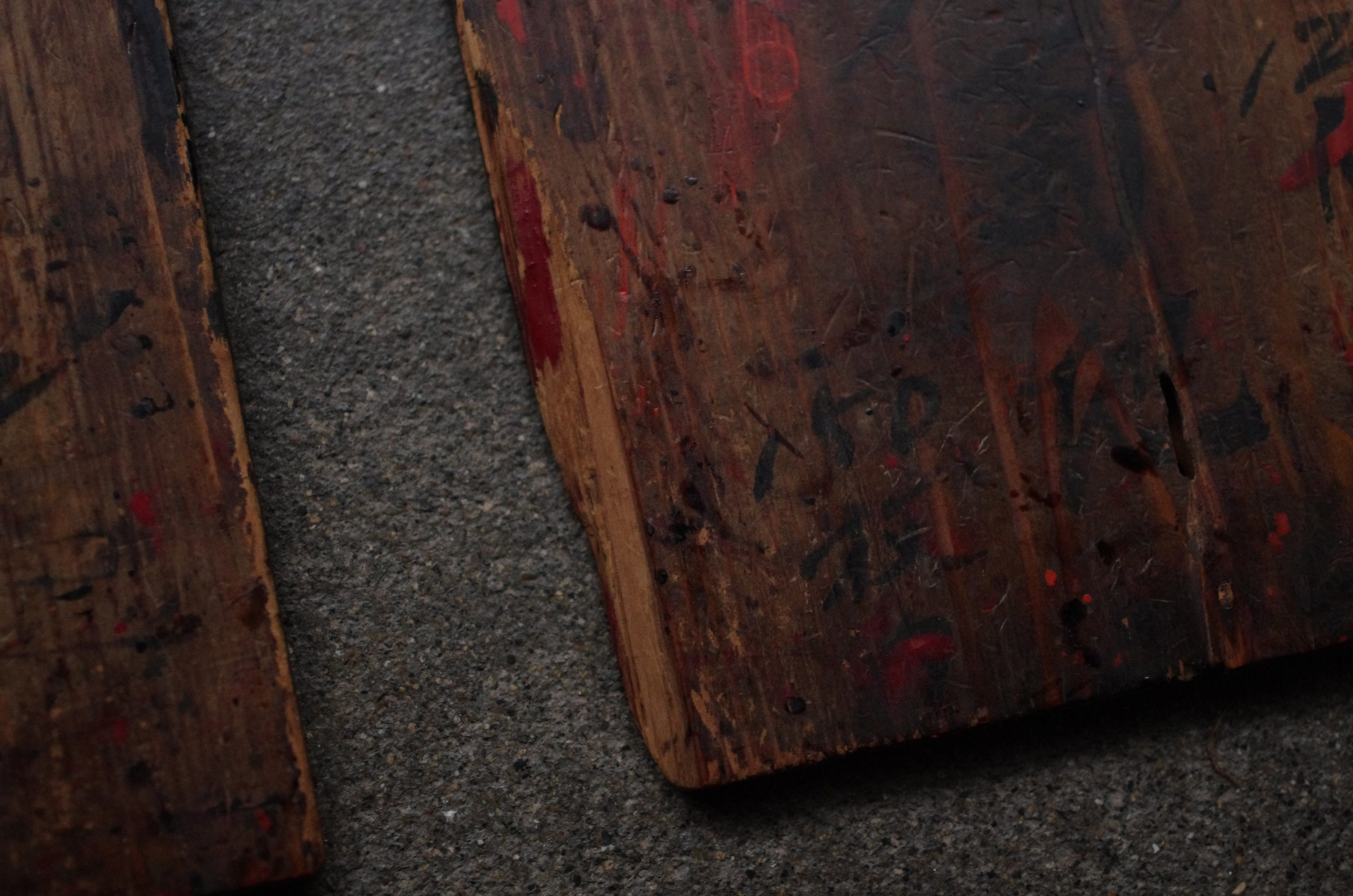 A Set of Two Wooden Boards Used for Lacquer Work From the Showa Era. - Etsy