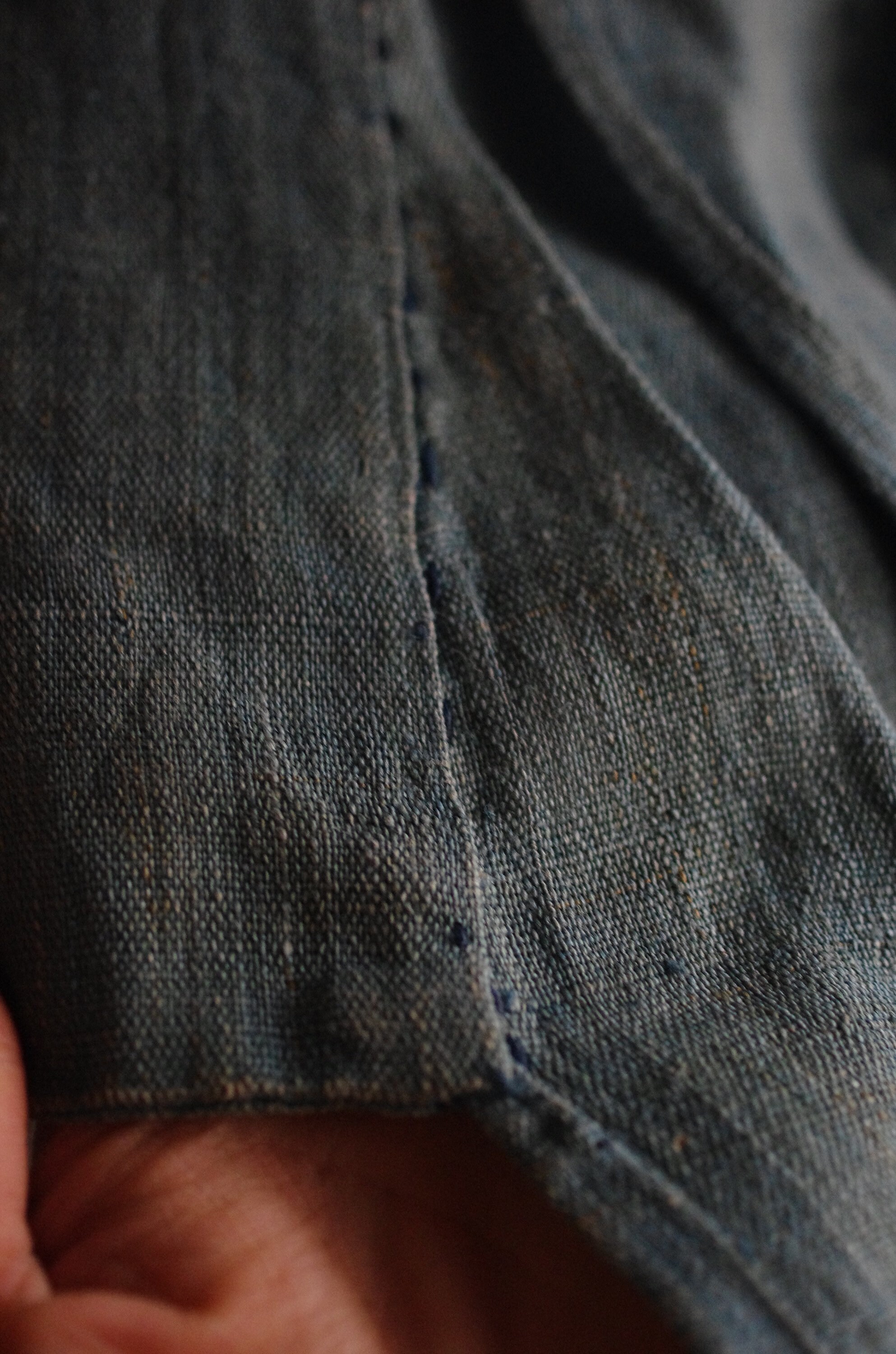 Antique Indigo-dyed浅葱色asagi-iro Linen Kimono. With Family - Etsy