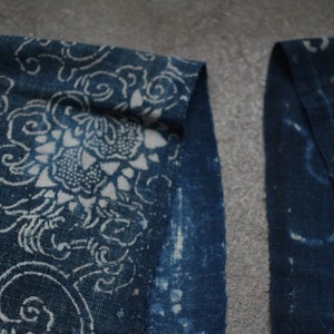 Indigo-dyed Stencil-dyed Cloth From the Meiji to Taisho Eras. - Etsy