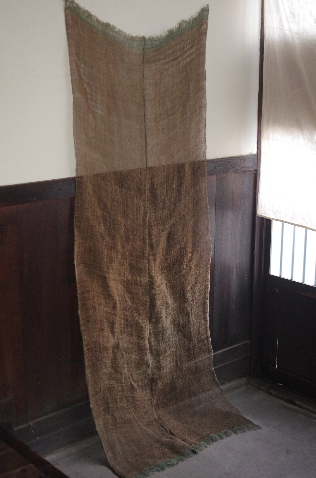 Brown Linen Cloth From Around the Meiji Era. - Etsy