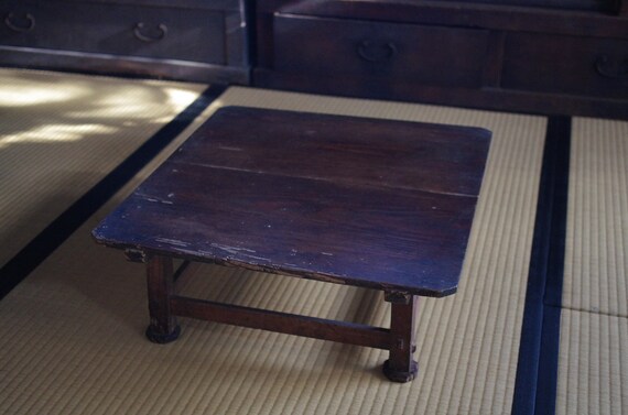 Antique Japanese Wooden Small Table. | Etsy