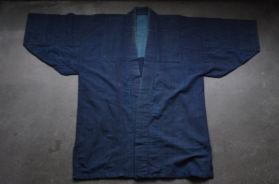 Noragi, an Indigo-dyed Cotton Garment With Thin Stripes From Around the ...