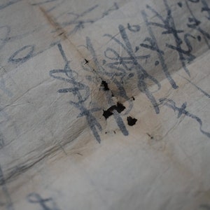 Boro Japanese Paper From Around the Taisho Period. - Etsy