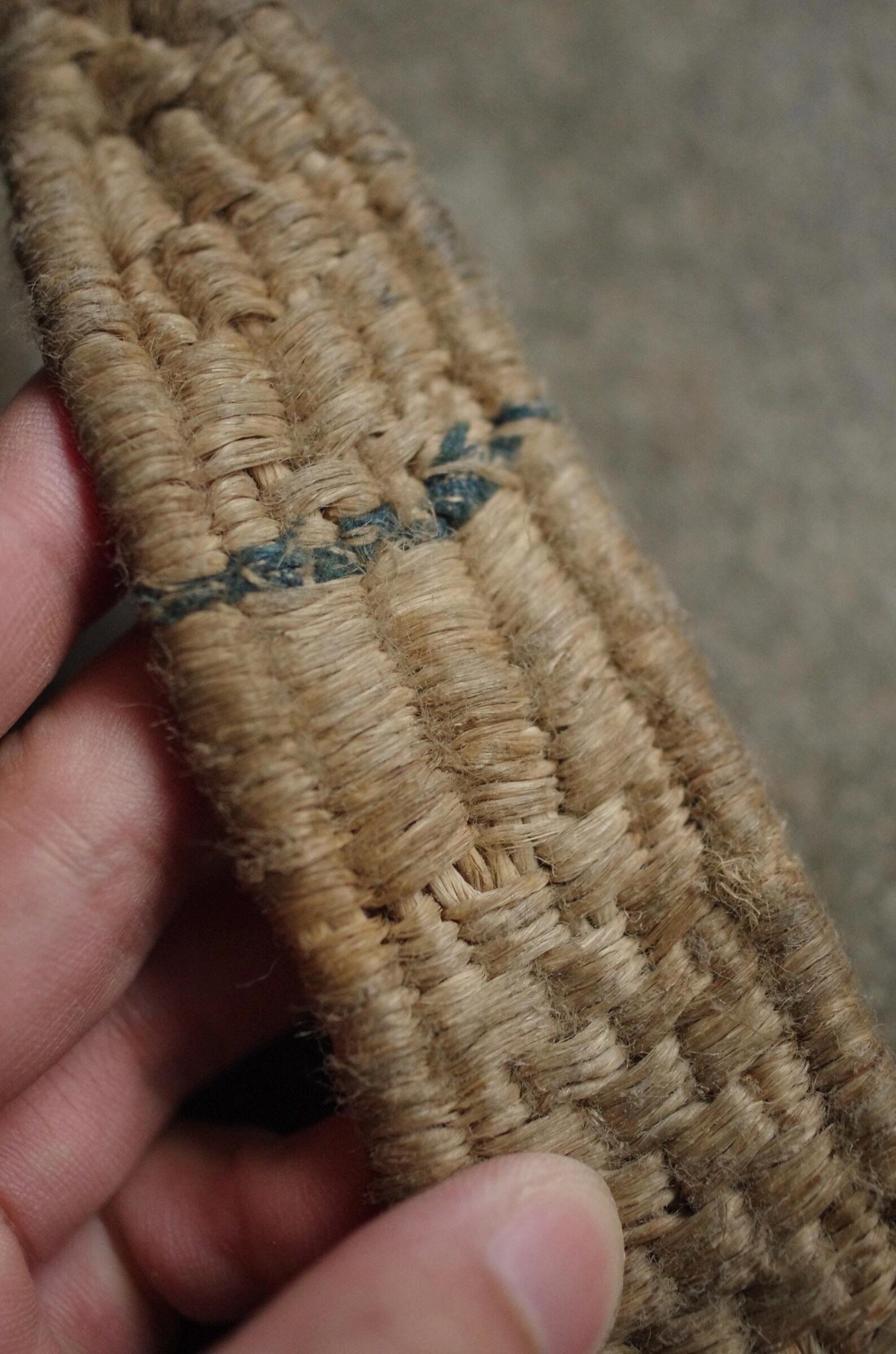 A Linen Shoulder Strap From Around the Taisho Period. - Etsy