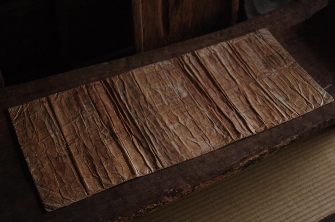 A Mat Made of Japanese Paper Used in Sericulture Around the Early Showa ...