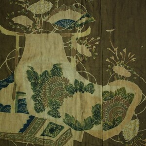 A Rug With Tsutsugaki Yuzen Patterns From the End of the Edo Period to ...