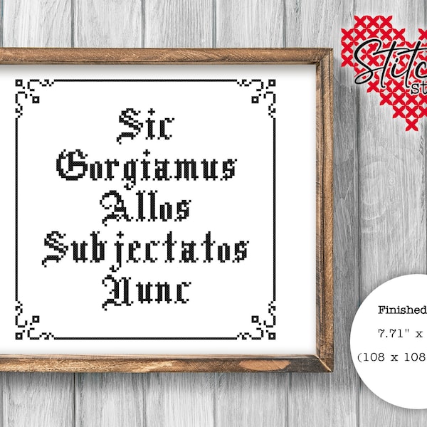 Addams Family Cross Stitch - Etsy