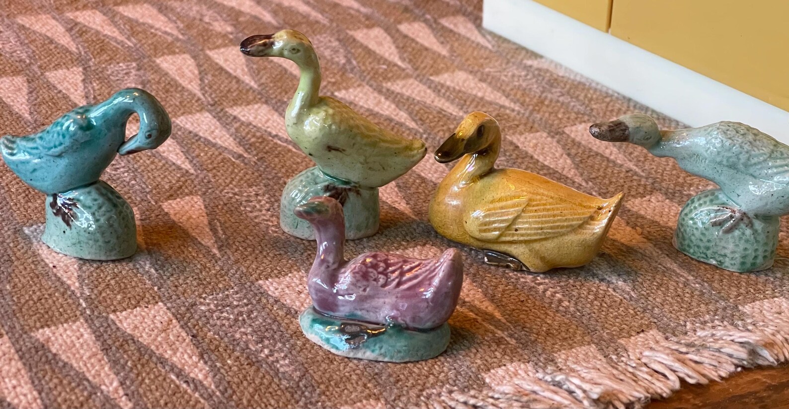 5 Vintage German Small Duck Figurines- Free Shipping - Etsy
