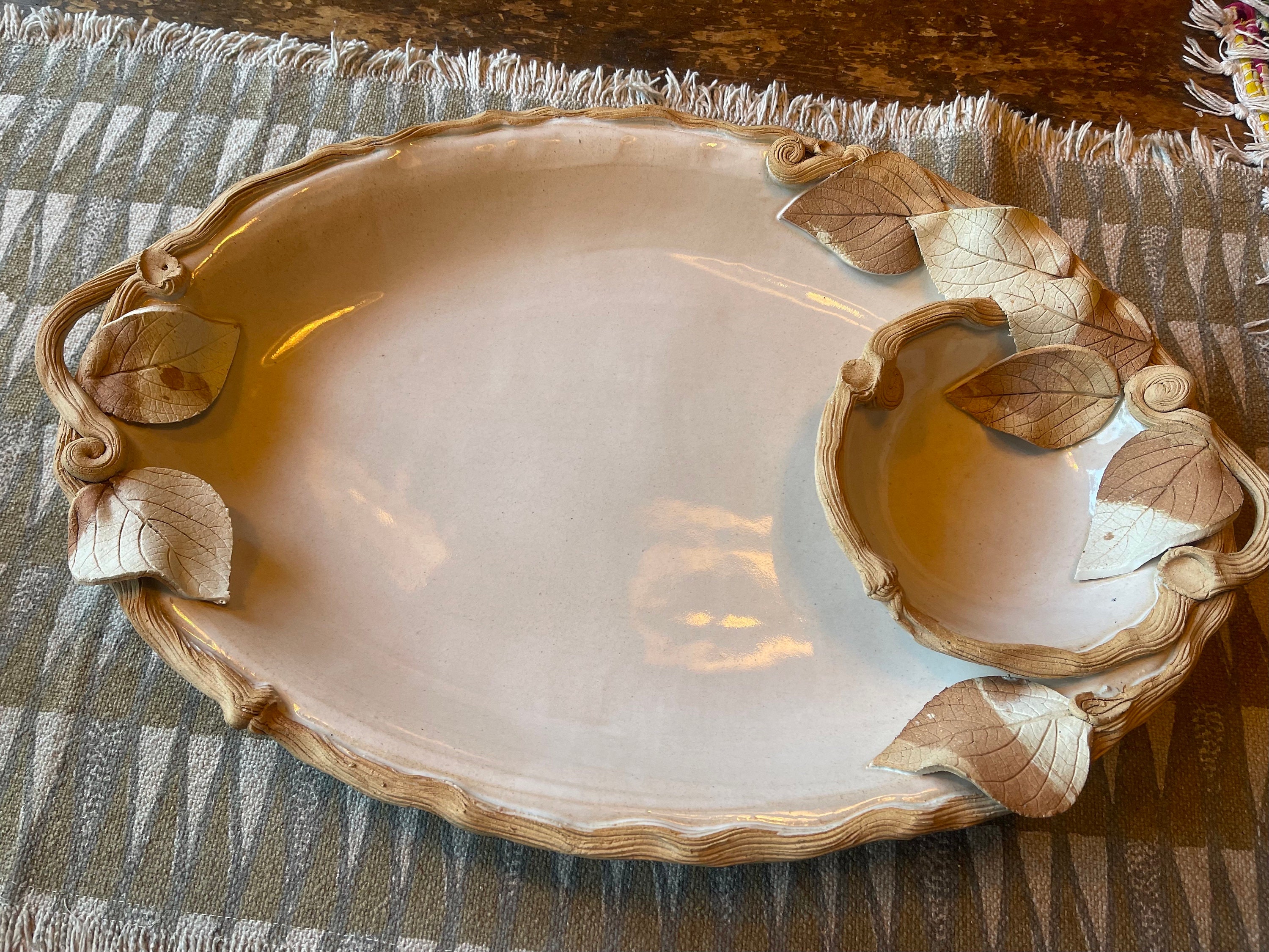 Brigette Haag Chip/dip Handcrafted Pottery-free Shipping - Etsy