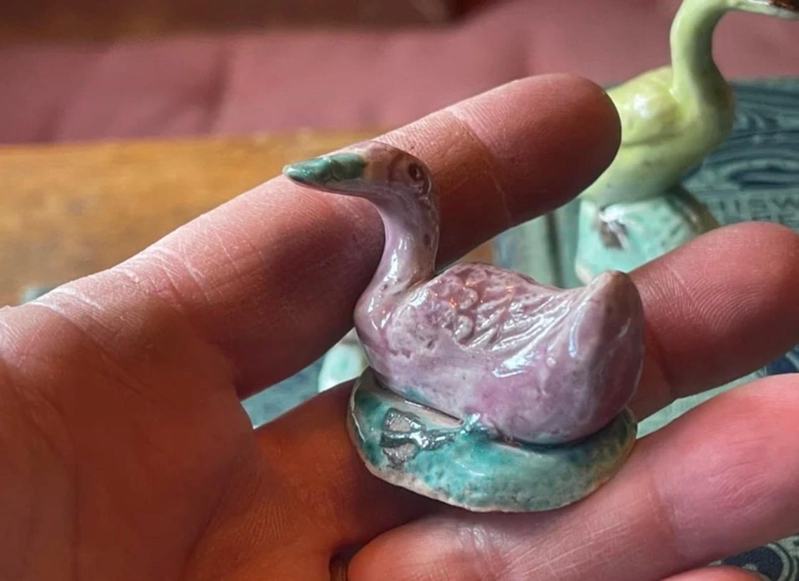 Vintage German Duck Figurines – Small Ceramic Set of 5 - Etsy