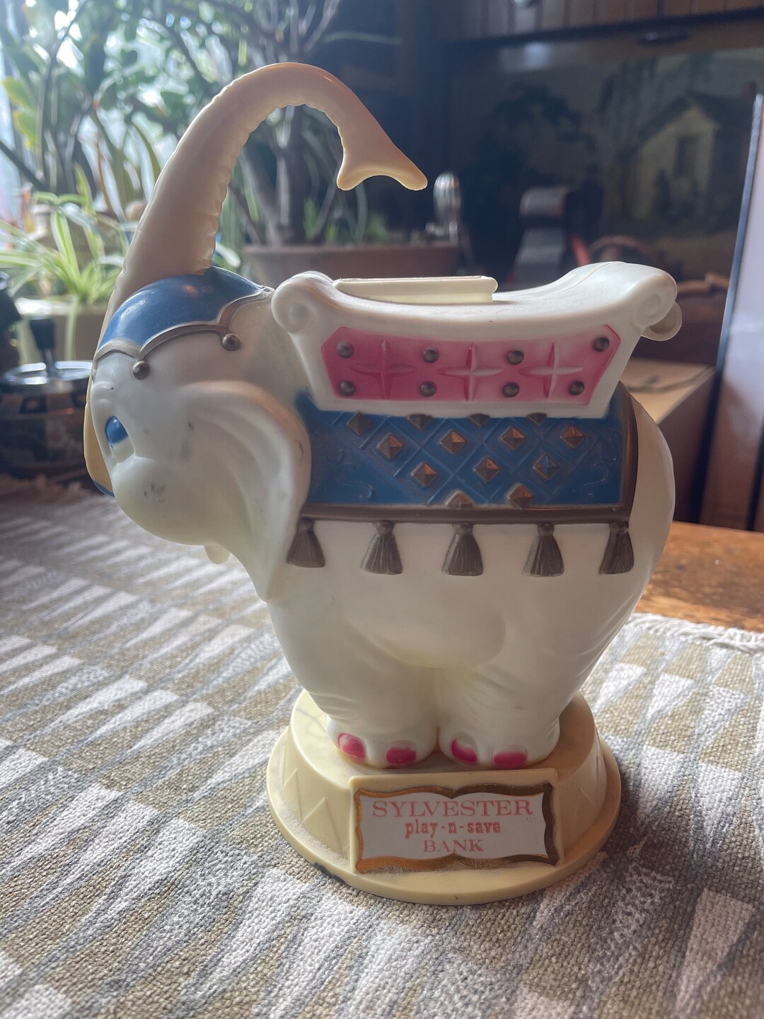 Mascon Toy Co Lorain Ohio Elephant Sylvester Play-n-save Bank-free ...
