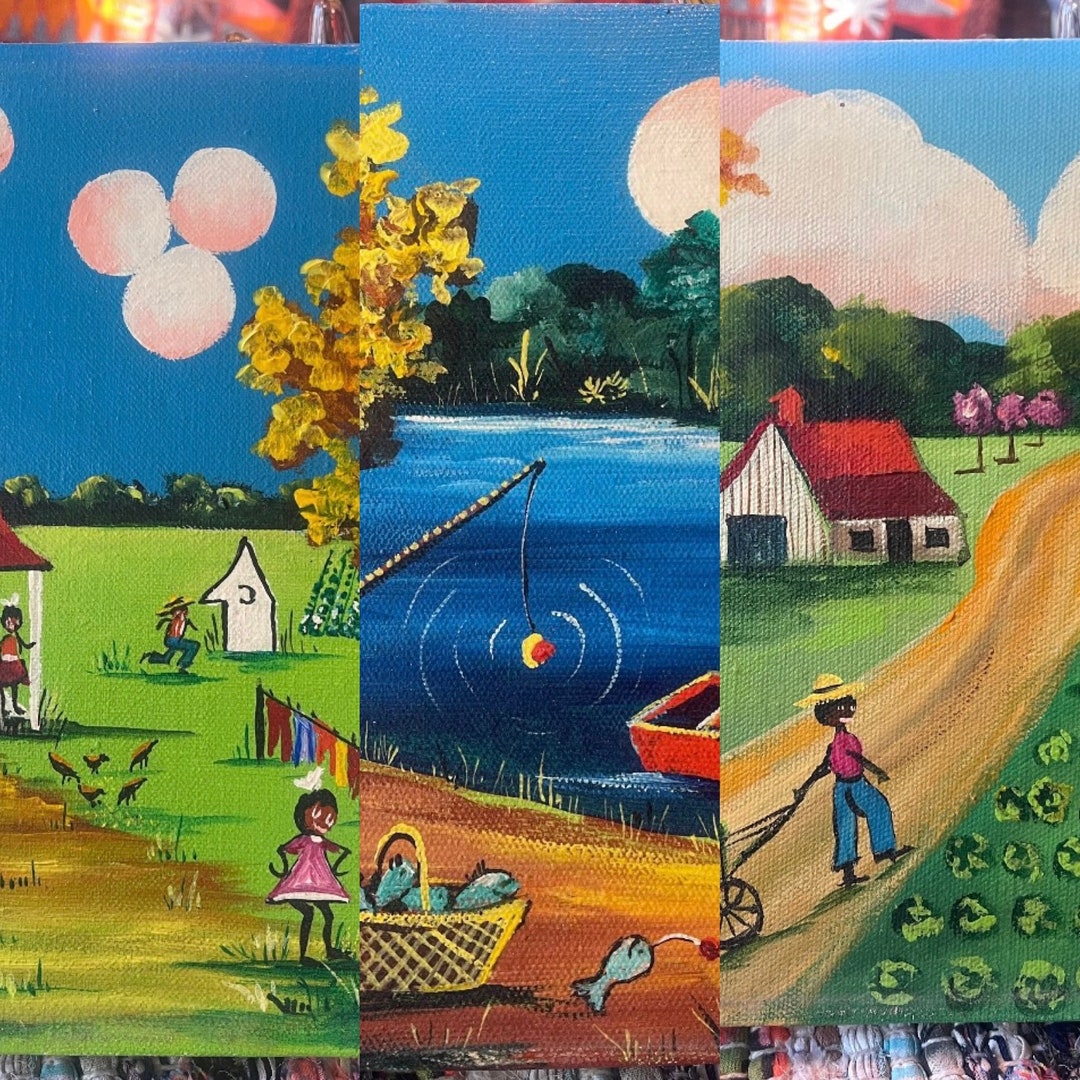 3-beatrice M Smith-folk Artist-new Orleans-free Shiping - Etsy
