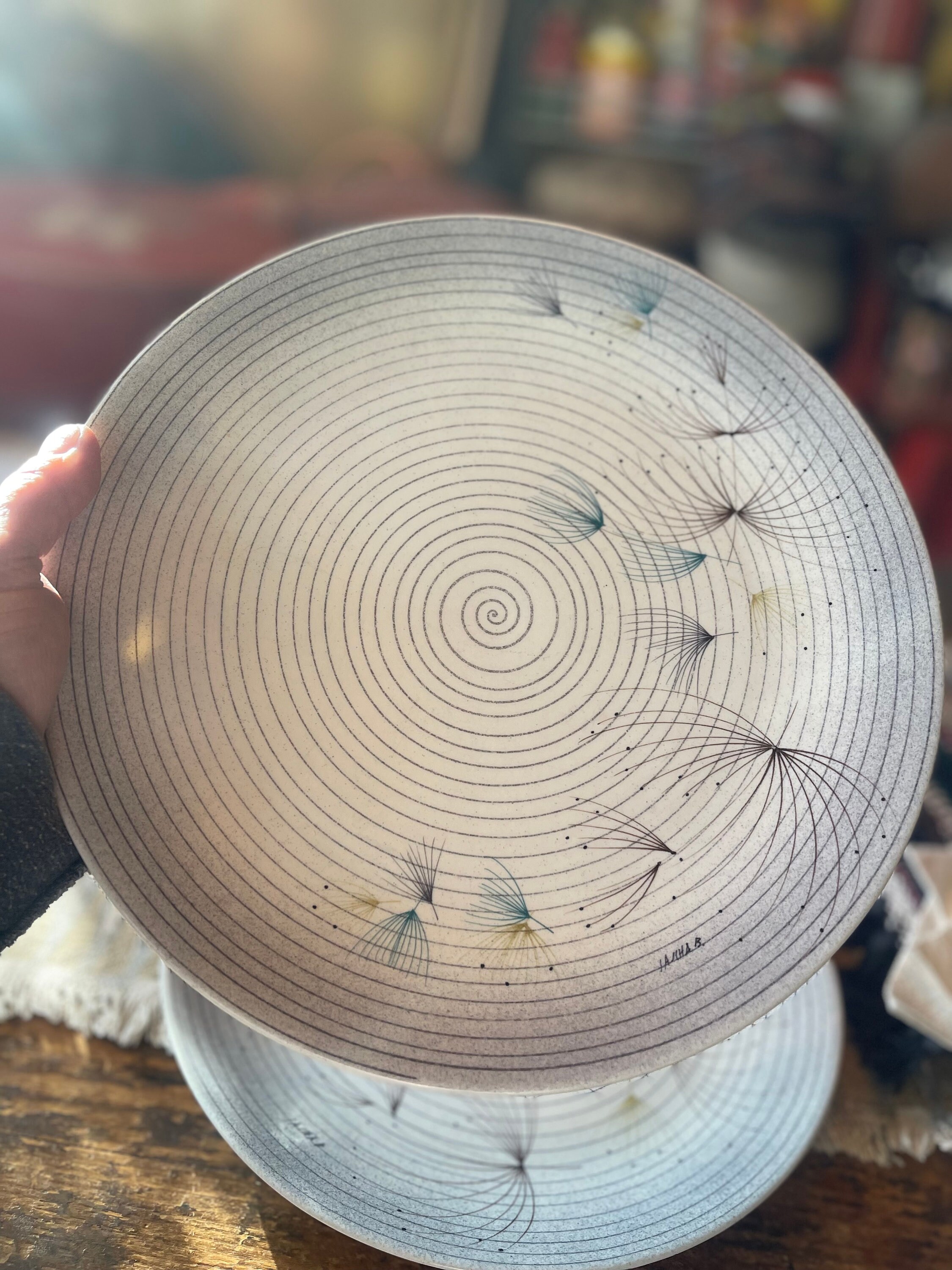 Sascha Brastoff Zephyr Set of 4 Dinner-free Shipping - Etsy