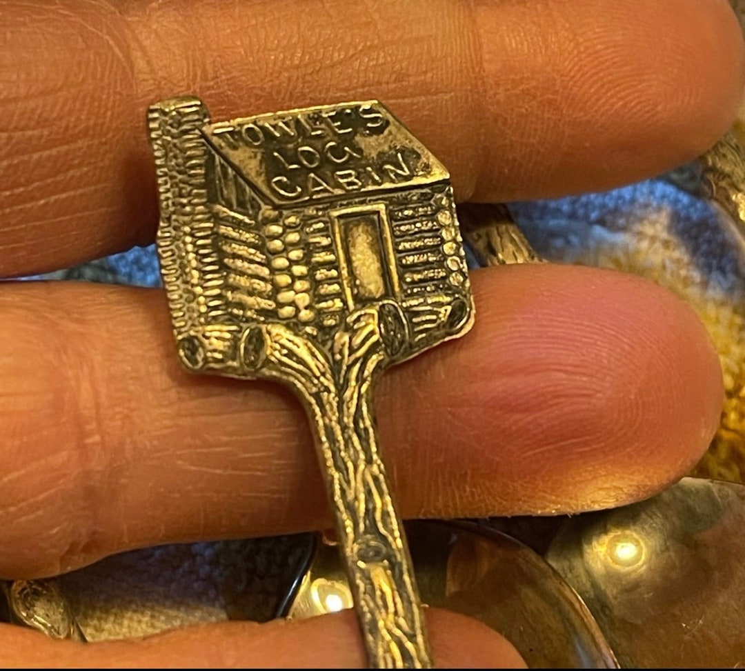 6 Towles Log Cabin Advertising Spoons 1909-free Shipping - Etsy