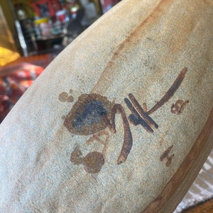 1992 David Salk Pottery Bark Bowl-free Shipping - Etsy