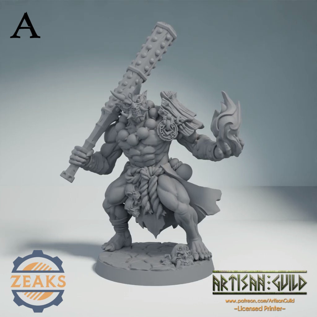 Toys & Games Miniature Toys Toys Miniature Oni Grunt D Female 3D ...