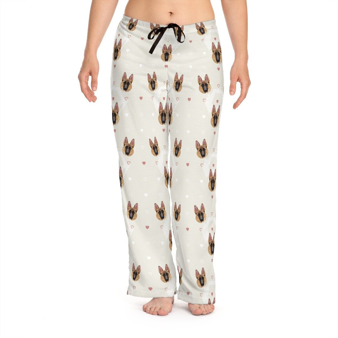 German Shepherd Women's Pajama Pants, Relaxed Fit. All Over Print ...