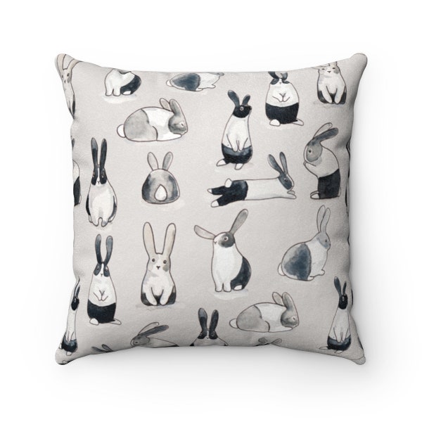 Rabbit Cushion - Etsy