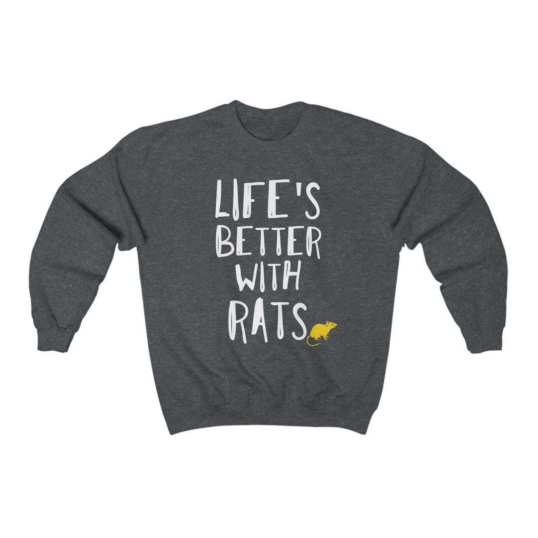 Pet Rat Lover Sweatshirt - Gift for Fancy Rat Owners - Mouse Rat Gift ...