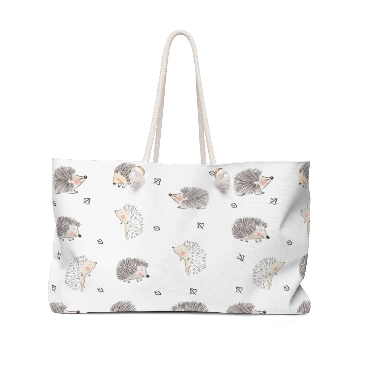 Cute Hedgehog Weekender Tote Bag Hedgehog Gifts/accessory - Etsy UK