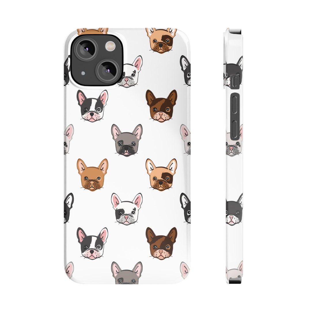Cute French Bulldog iPhone 14, Plus, Pro, Pro Max Tough/slim Cellphone ...