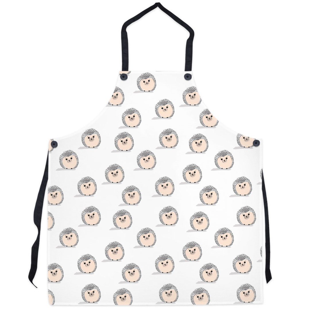 Hedgehog Apron, Hedgehog Lover Gift, Hedgehog Owner Gift, Cute Hedgehog ...