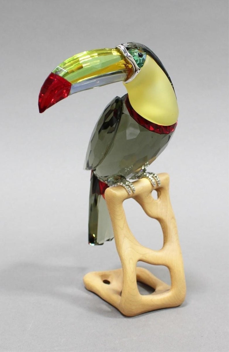Swarovski Toucan Black Diamond Crystal Paradise Collection COA - Etsy