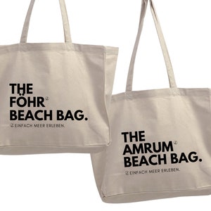 SYLT Beach Bag Große Canvas Tasche Strandtasche - Etsy