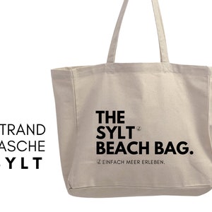 SYLT Beach Bag Große Canvas Tasche Strandtasche - Etsy.de
