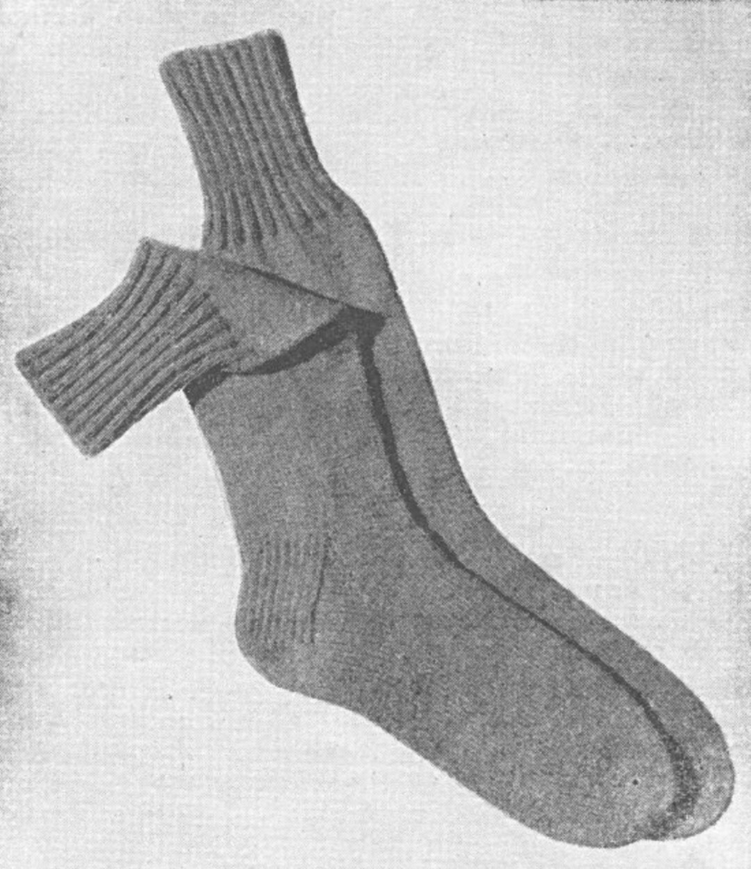 1940s Socks Knitting Pattern 4 Ply PDF - Etsy