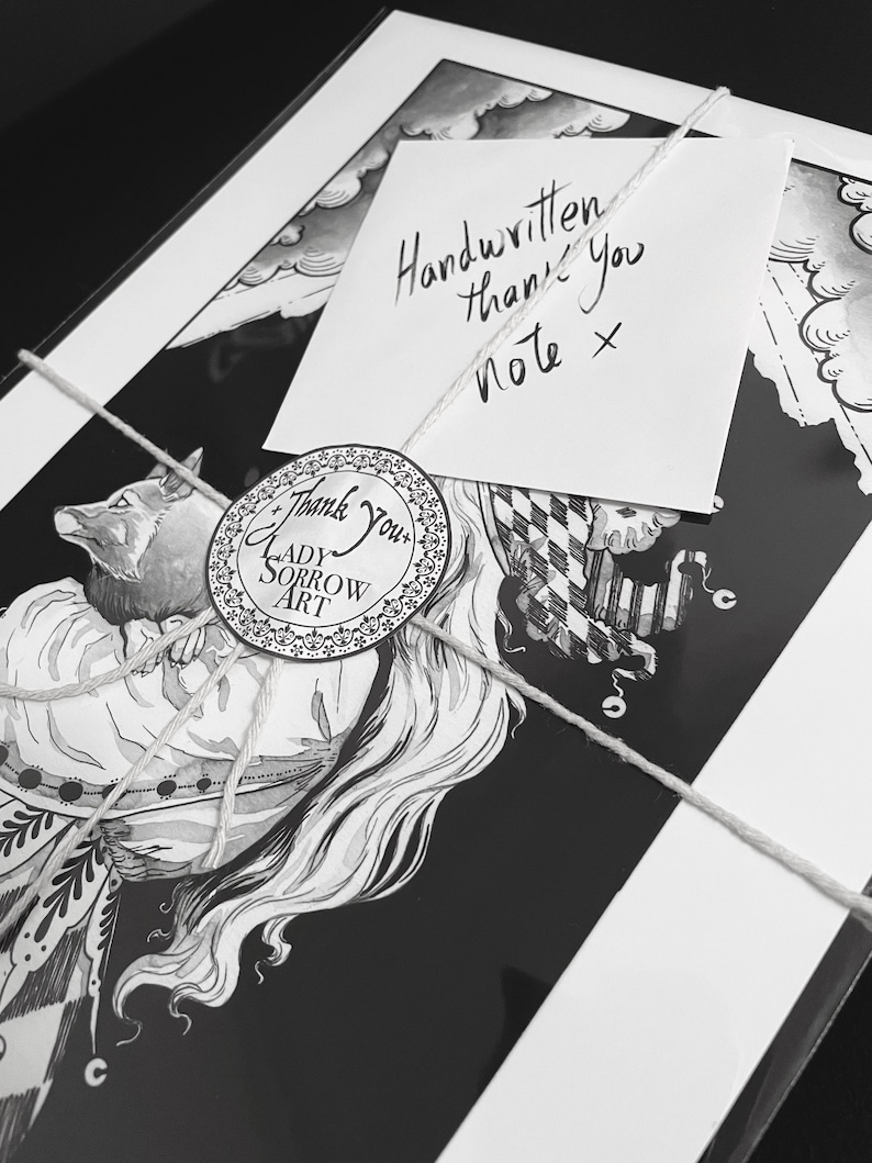 The Fool Print of Original Tarot Art Illustration A4 | Etsy