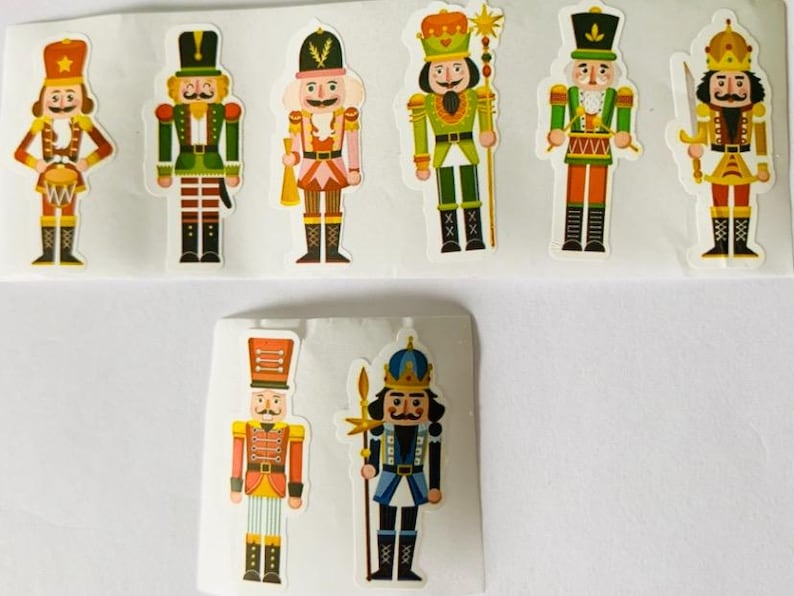 Nutcracker Stickers – Paper Stickers for Planner, Scrapbook, Journal ...
