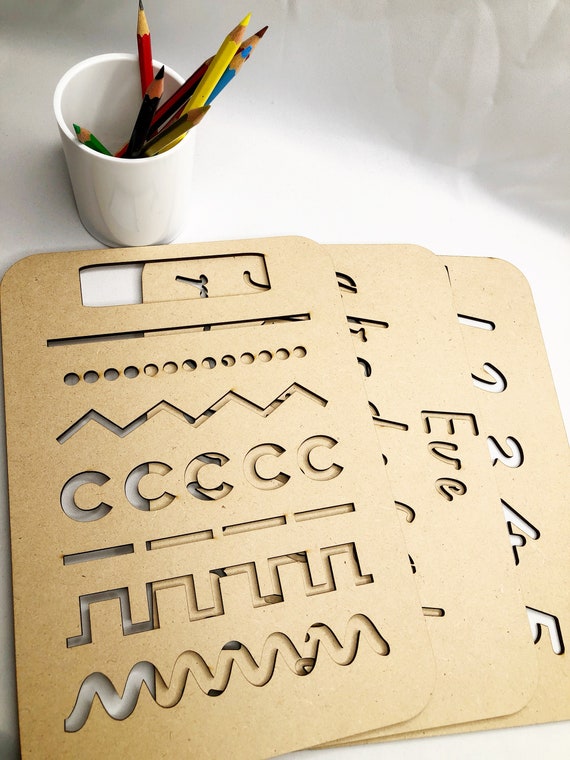 Pre Writing Patterns Board Montessori Learning Learn To