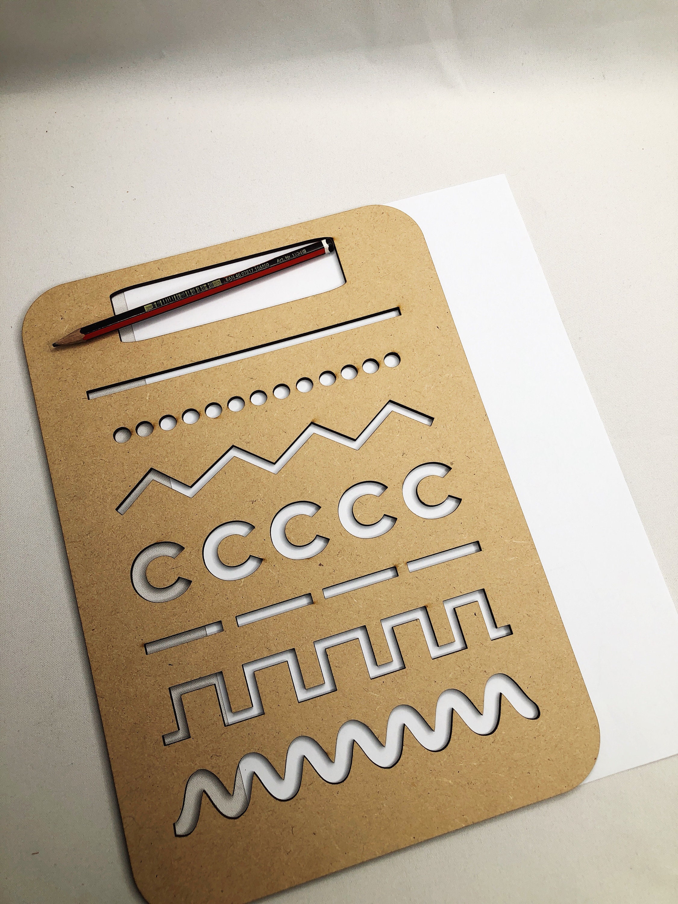 Pre Writing Patterns Board Montessori Learning Learn to - Etsy Australia