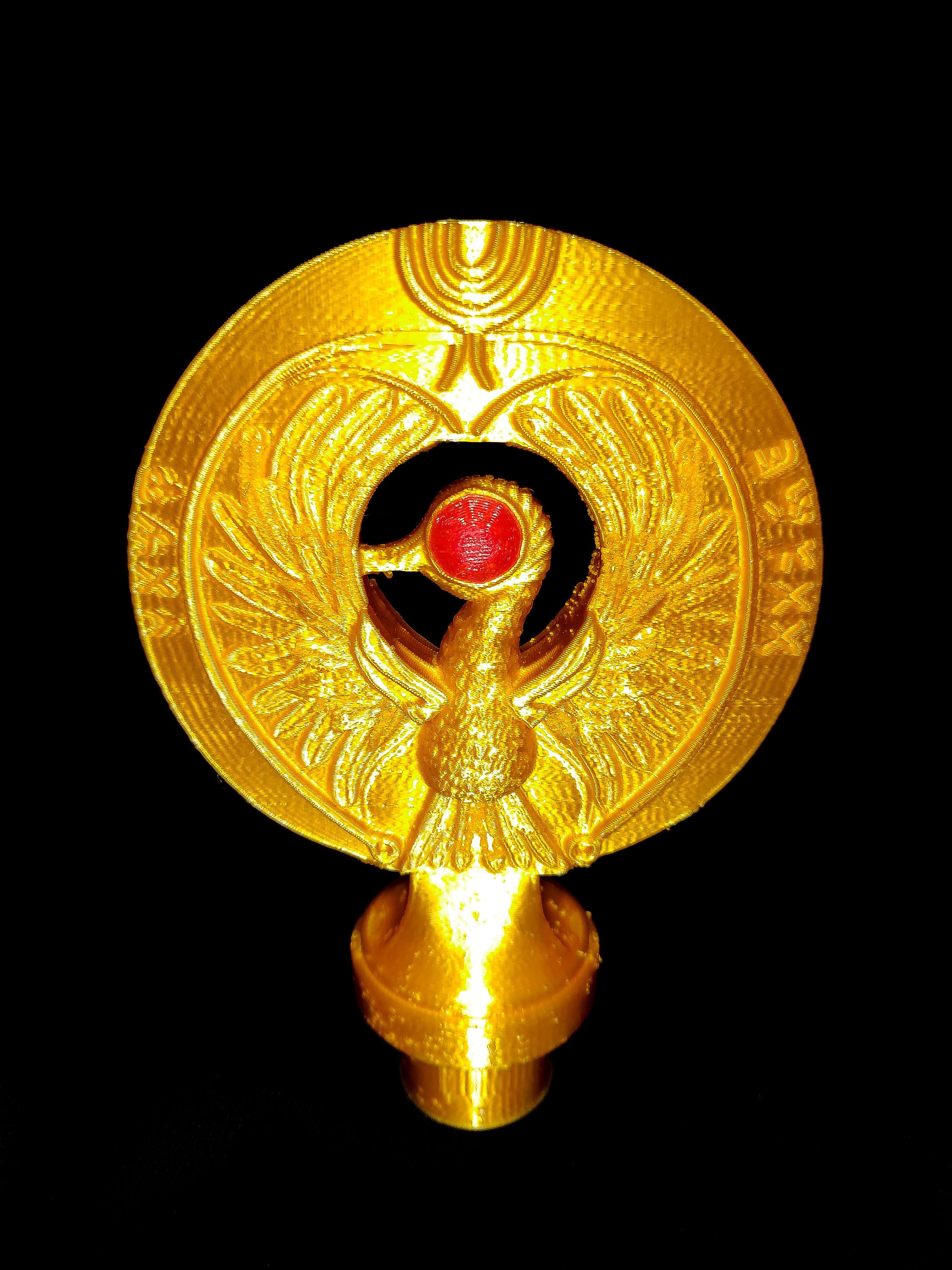 STAFF OF RA Head Piece Film Prop 3D Printed Replica - Etsy