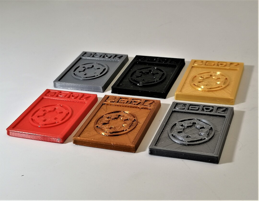 IMPERIAL CREDITS pack of 6 or 12 Film Prop 3D Printed Replica - Etsy UK