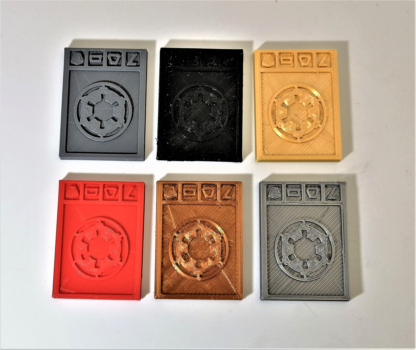 IMPERIAL CREDITS pack of 6 or 12 Film Prop 3D Printed - Etsy UK